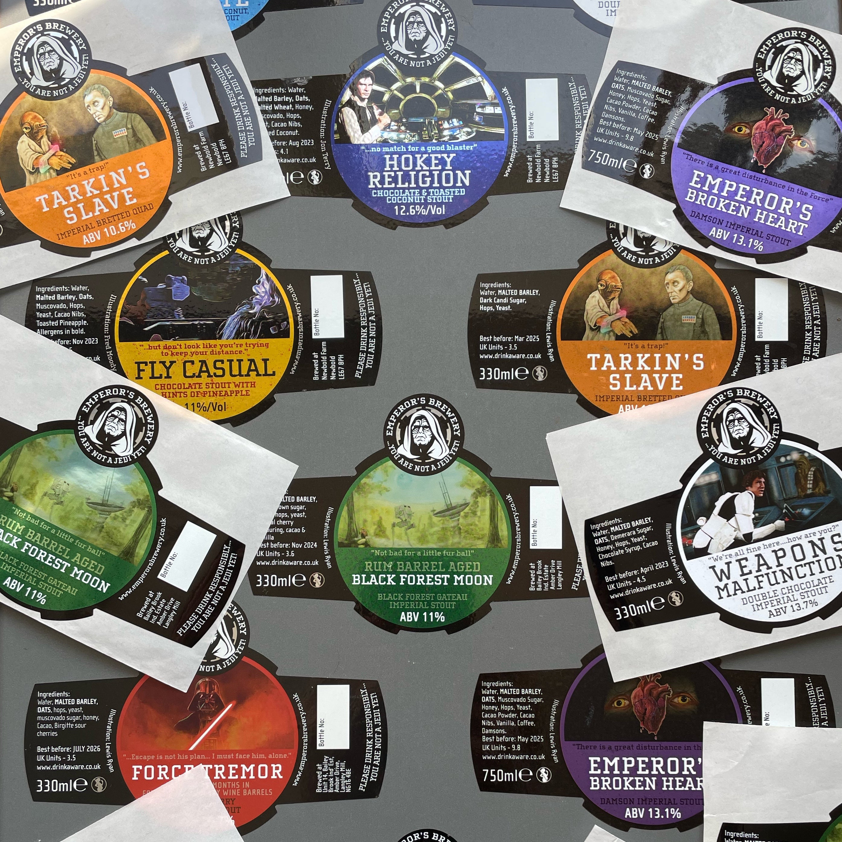Emperor’s Beer Label Set – Emperor's Brewery